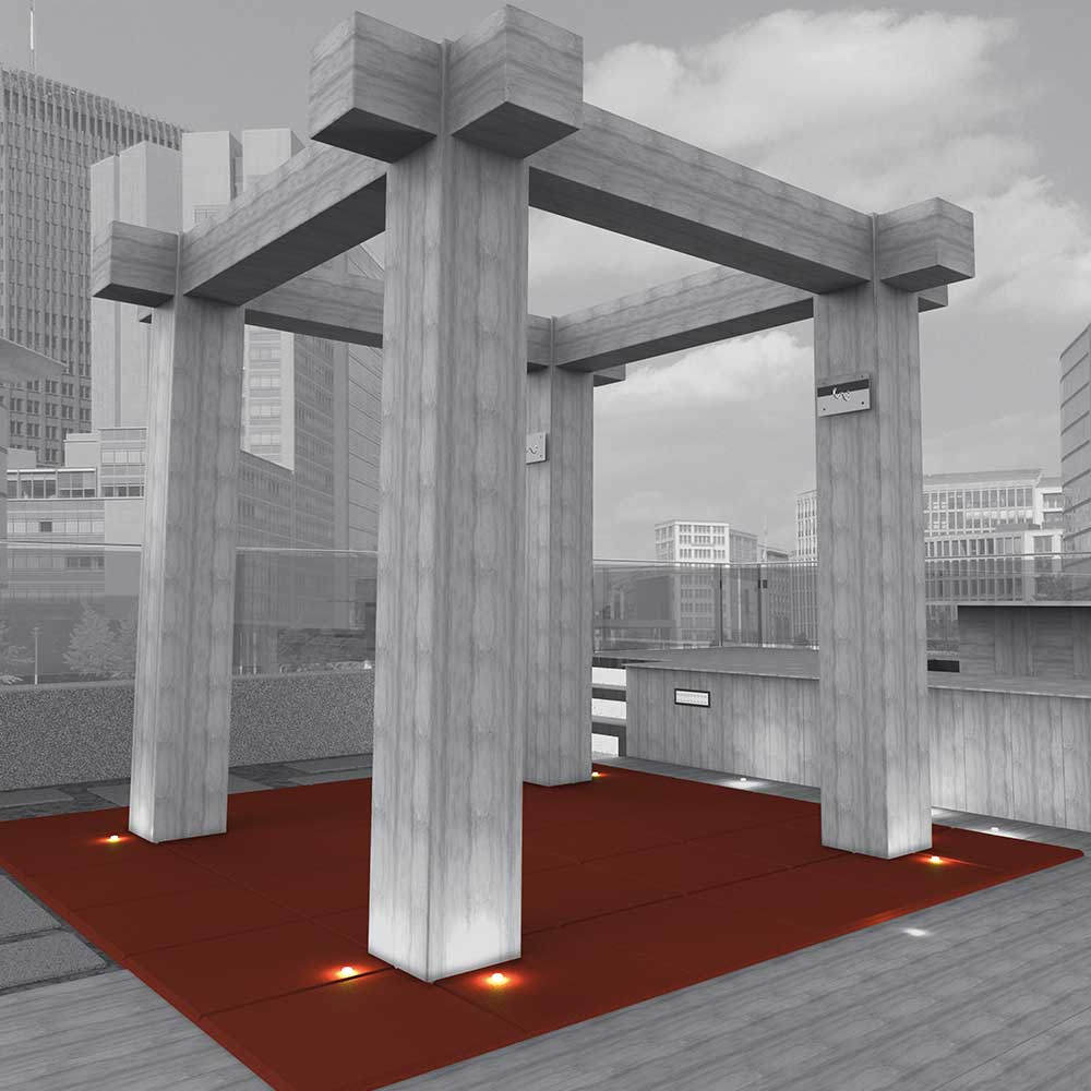 Slab 400X400 MM - Terrasoft Floor systems - Conradi+Kaiser GmbH